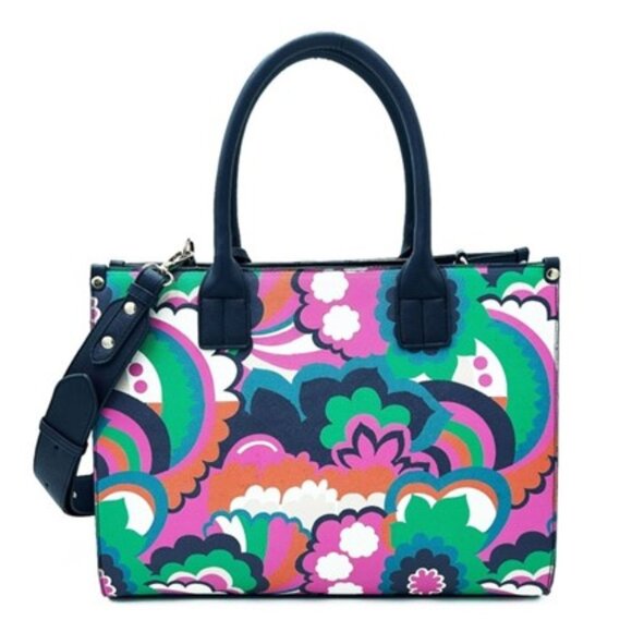 Trina Turk | Bags | Trina Turk Midsize Floral Cloud Crossbody Tote Nwt ...